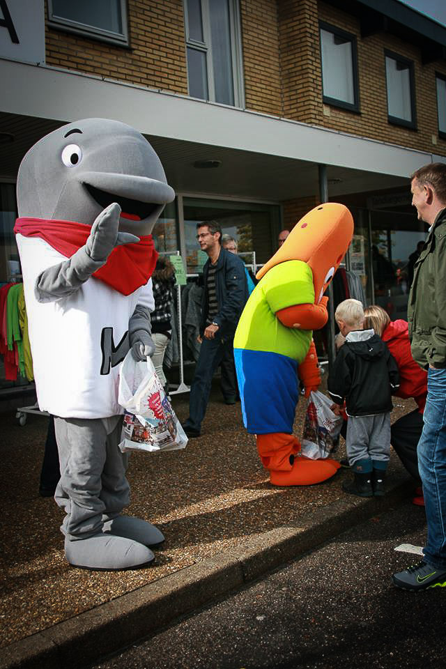 Maskot fra Maskotpromotion.se - altid tilfredse kunder